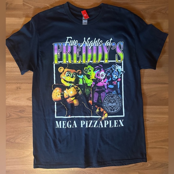 Hot Topic | Shirts | Hot Topic Five Nights At Freddys Black Tee Fnaf ...